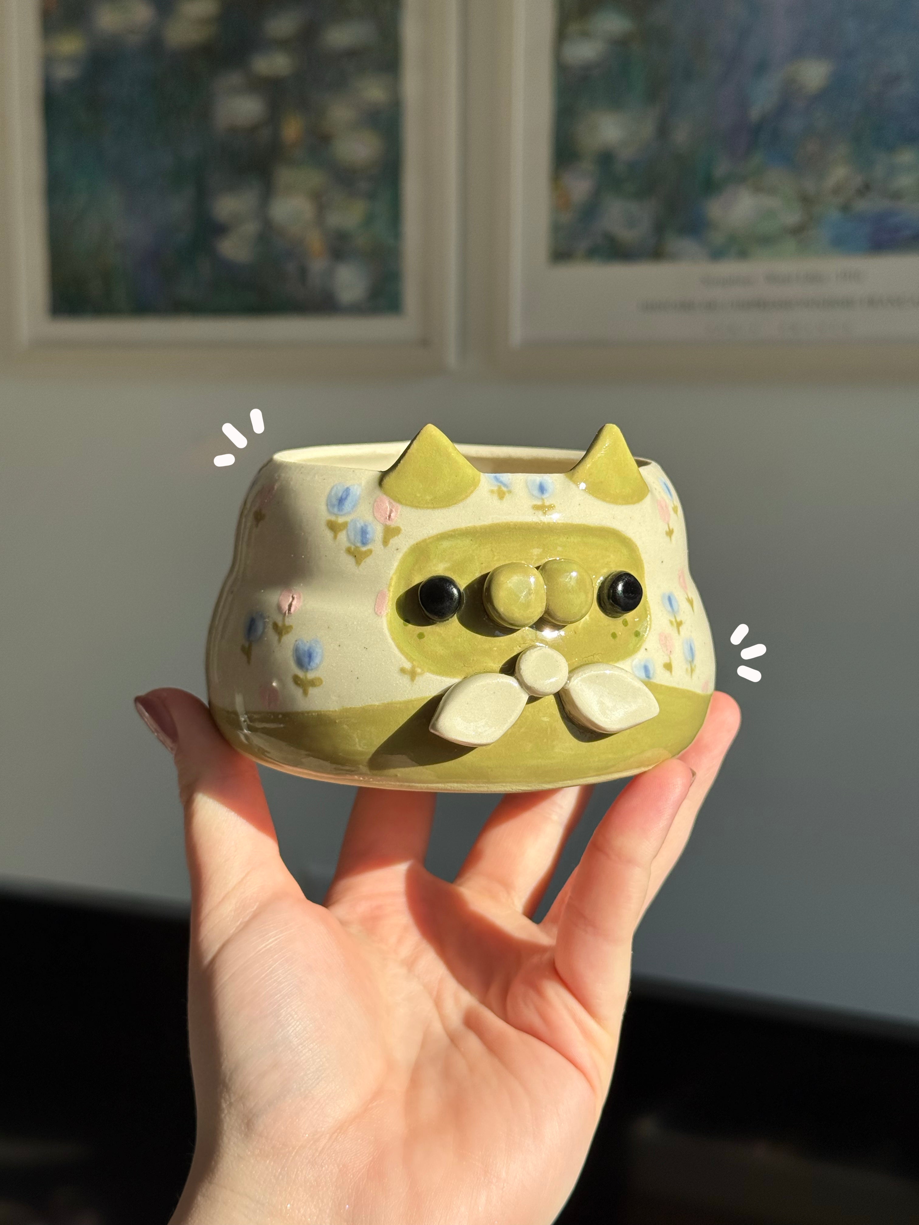 Ami the Matcha Cat – Louise Vermeil Designs